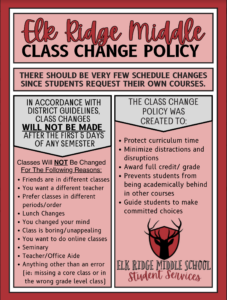 Student Services – Elk Ridge Middle School